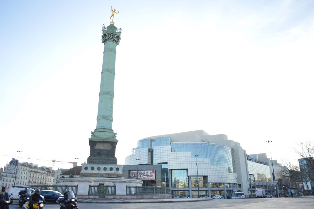 Praça da Bastilha, em Paris | Destino Mundo Afora
